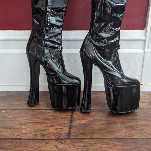 Ritual | Shoes | Ritual Fetish Genuine Patent Leather Crotchhigh ...